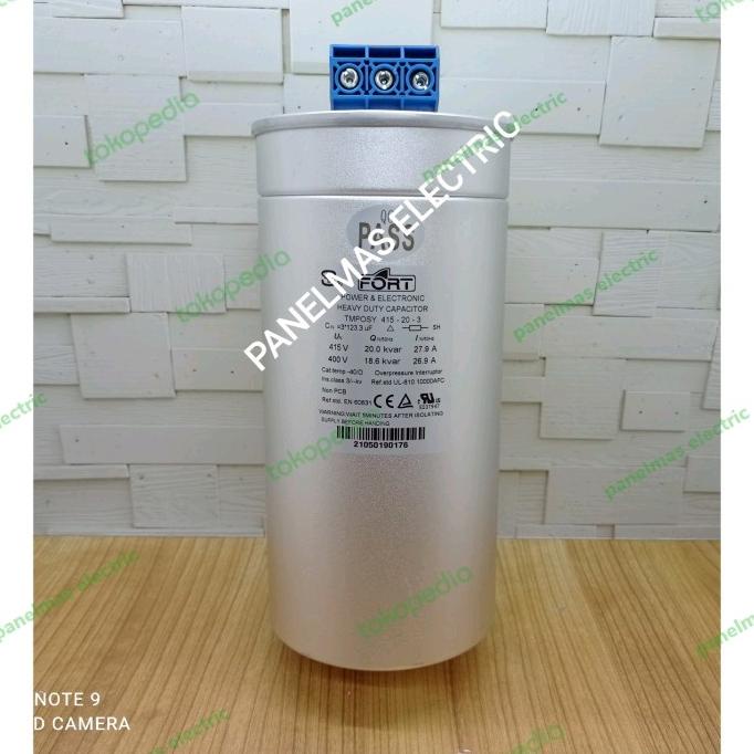 Jual Capacitor 20 Kvar 415V TMPDSY-415-20-3 Kapasitor Bank 20kvar FORT 415V | Shopee Indonesia