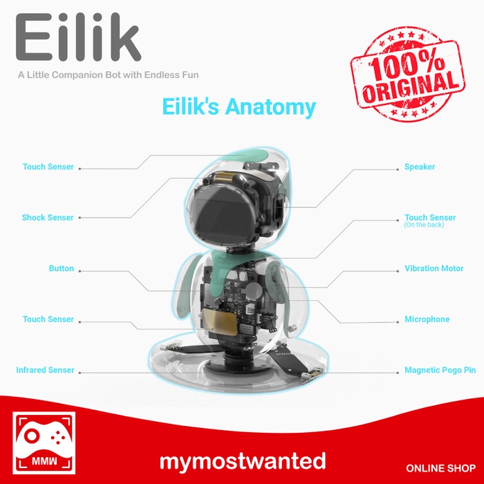 Jual Eilik Robot Bot Smart Desktop Companion Emotion Engine (Original ...