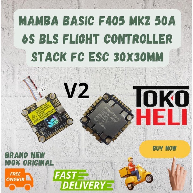 Jual Sedang Promo Mamba Basic F405 MK2 50A 6S BLS Flight Controller ...