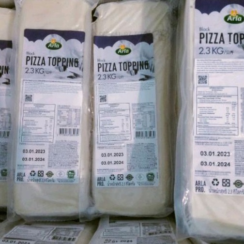 Jual Ready Mozzarella Arla Pizza Topping 2.3 KG | Mozarella Arla 2,3 KG ...