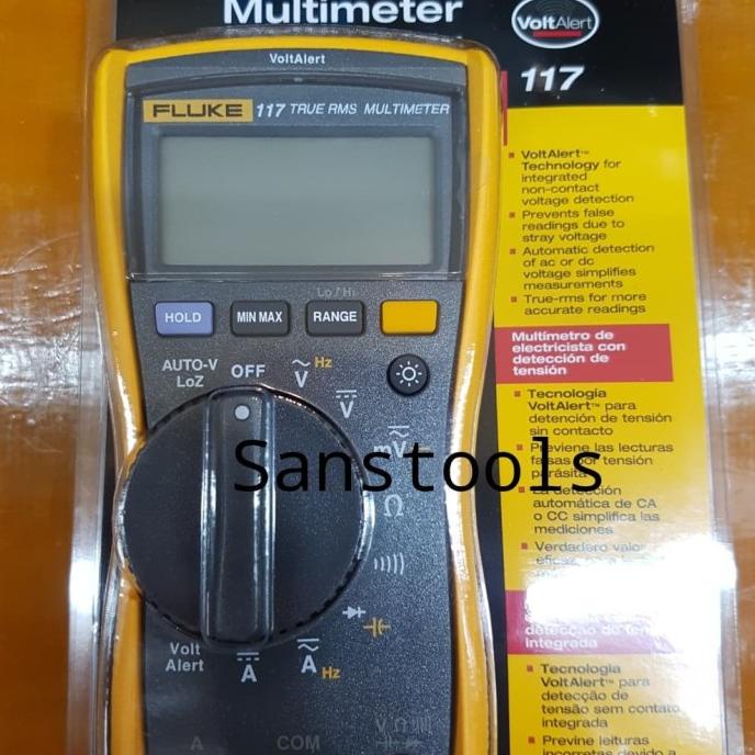 Jual digital multimeter / digital multitester FLUKE 117 TRUE RMS ...
