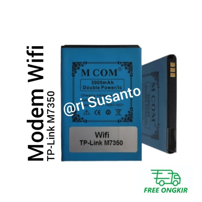 Jual Baterai MCOM for Modem TPLINK TP-LINK M7350 Mifi Double Power 5000mAh | Shopee Indonesia