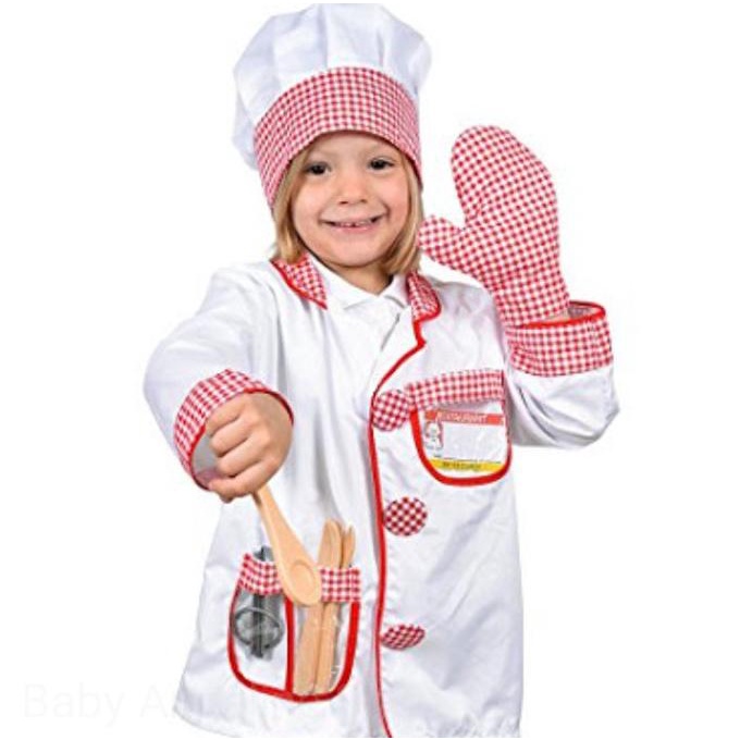 Jual Trend Chef Costume Juru Masak Koki Cosplay Anak Balita Kostum ...