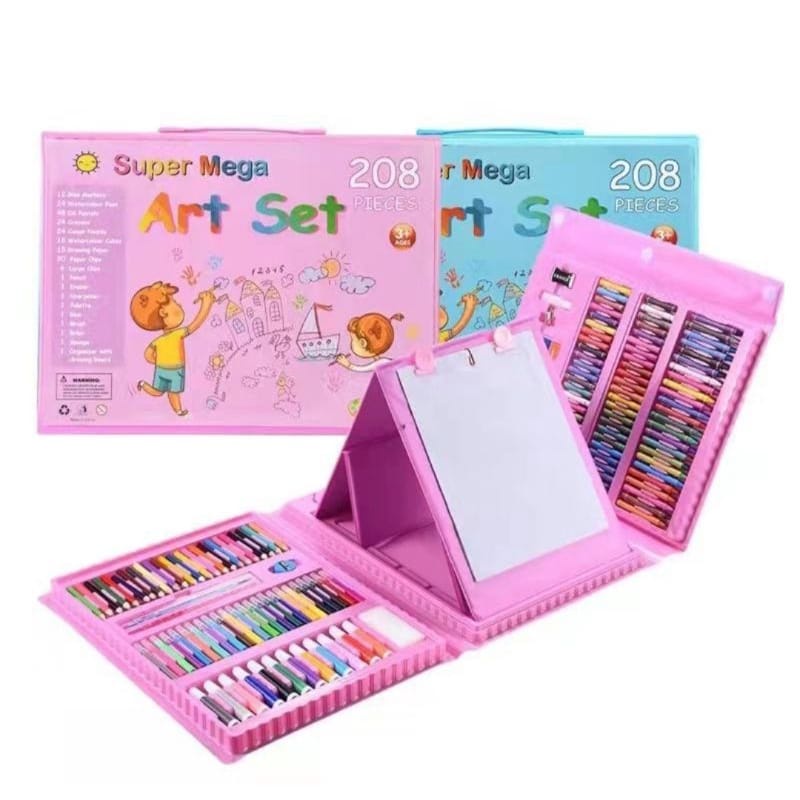 Jual [Kotak Besar] Crayon Set 208 Pcs/Crayon Mewarnai Atau Menggambar ...