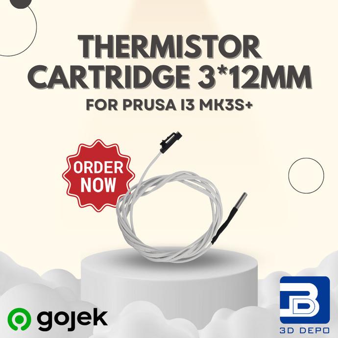 Jual !!!!!!] Thermistor Cartridge 3*12mm for Prusa i3 MK3S+ 3D Printer | Shopee Indonesia