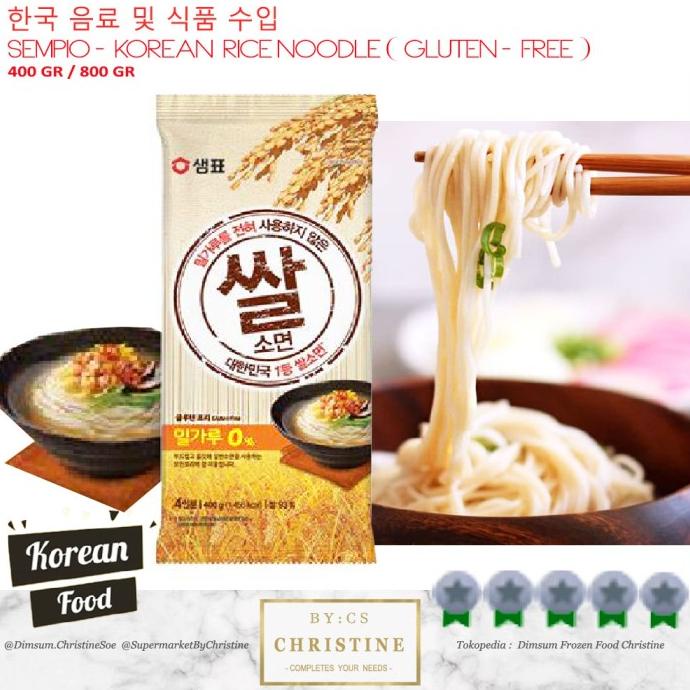 Jual SEMPIO KOREAN RICE NOODLE GLUTEN FREE SEOLMYEON SAL SOMYUN 400 GR ...