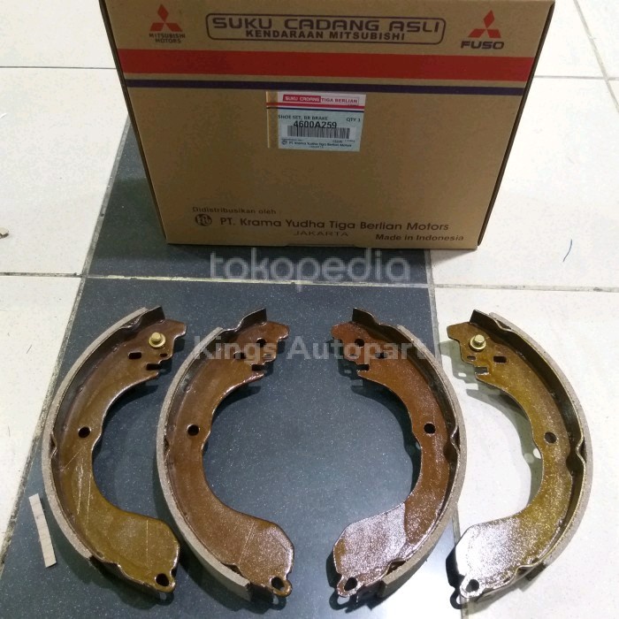Jual Brake Shoe Kampas Rem Belakang Xpander / All New Livina Kode Ma219 | Shopee Indonesia