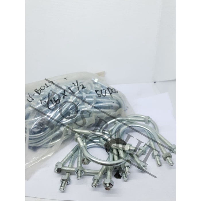 Jual Baut U - U Bolt Galvanis 5/16" x 1-1/2" | Shopee Indonesia