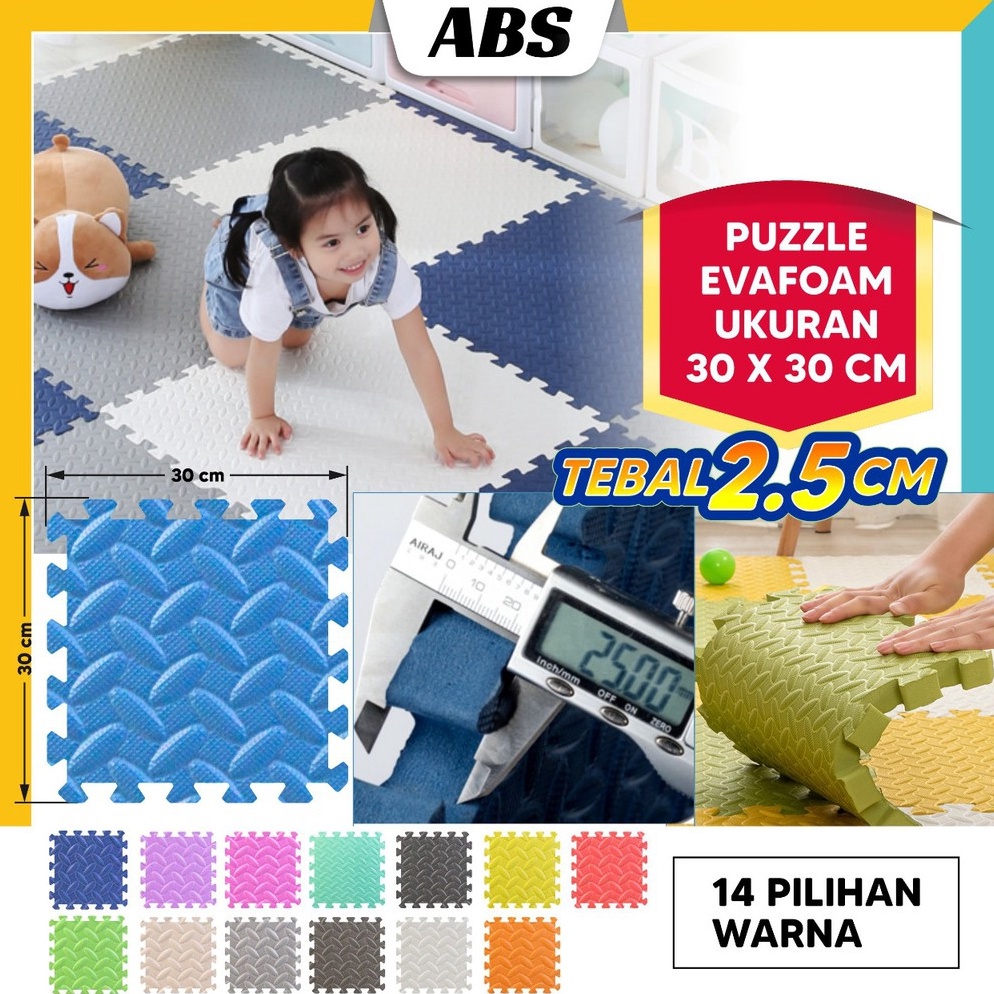 Jual Paling Diminati.. (ABS) TEBAL 25MM PUZZLE EVAFOAM ALAS LANTAI ...