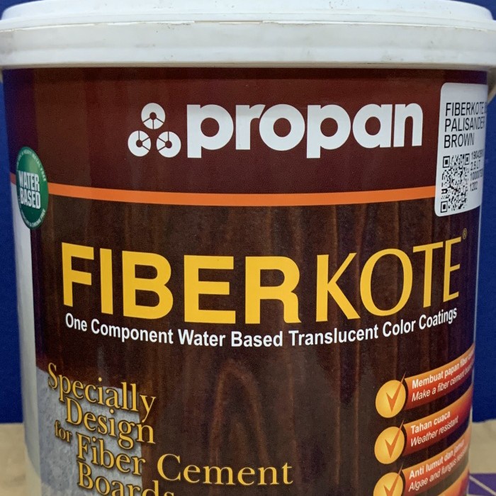 Jual Promo Cat Propan Fiberkote Grc/Lisplank/Conwood 2.5Ltr | Shopee ...