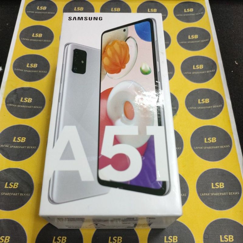Jual DUS BOX HANDPHONE SAMSUNG A51 A515F WHITE ORIGINAL BEKAS | Shopee ...