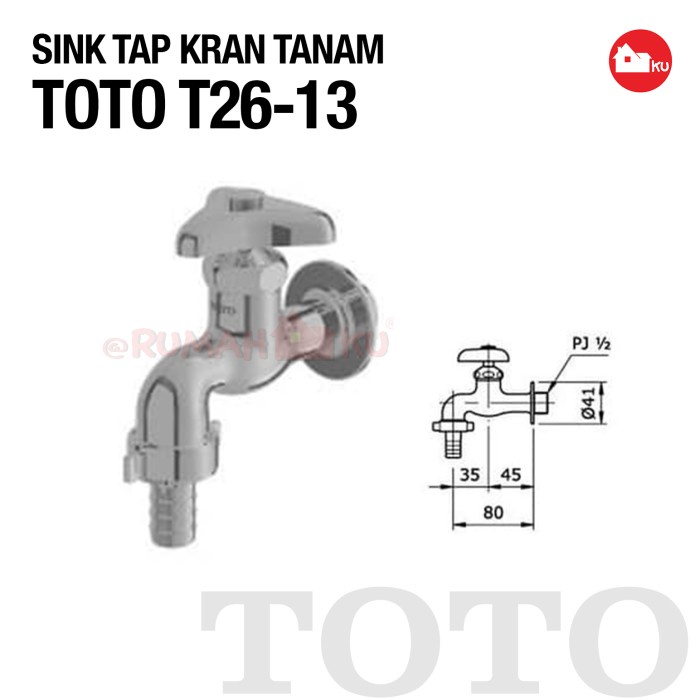 Jual TOTO T26-13 KRAN TAMAN ORIGINAL | Shopee Indonesia