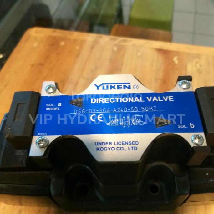 Jual hydraulic solenoid valve YUKEN DSG-03-3C4-A240-50-50HZ/selenoid yuken | Shopee Indonesia