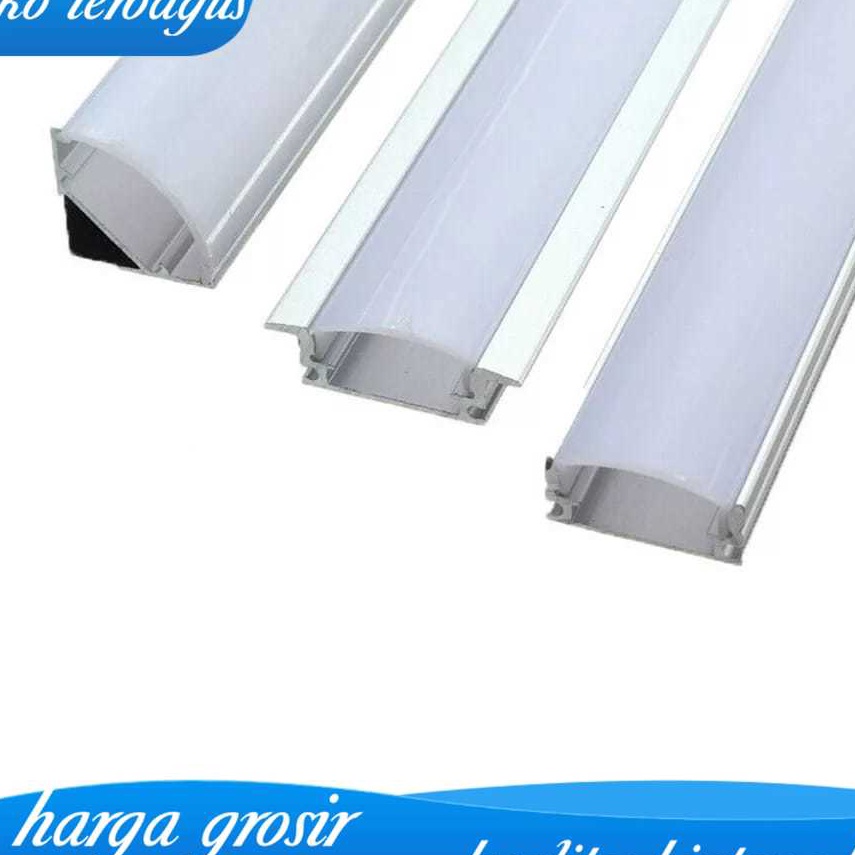 Jual RLNN6736 TERBARU Cover Lampu Aluminium Led Strip 1m / 100 cm ...