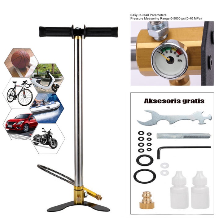 Jual POMPA PCP 6000 PSI POMPA PCP BARRACUDA 4 STAGE MANOMETER 6000 PSI ...