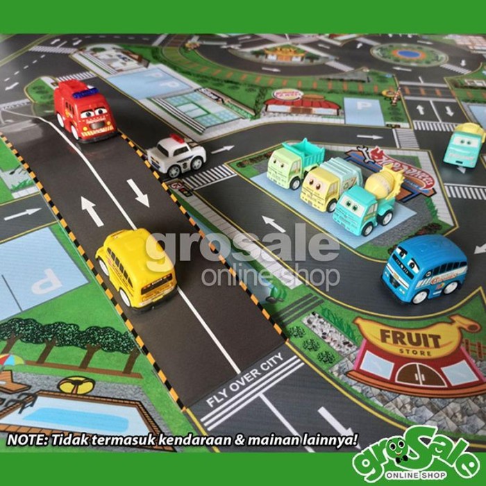 Jual PROMO!!! CITY + BEACH ROAD PLAYMAT KOTA - PANTAI DENAH PETA JALAN ...