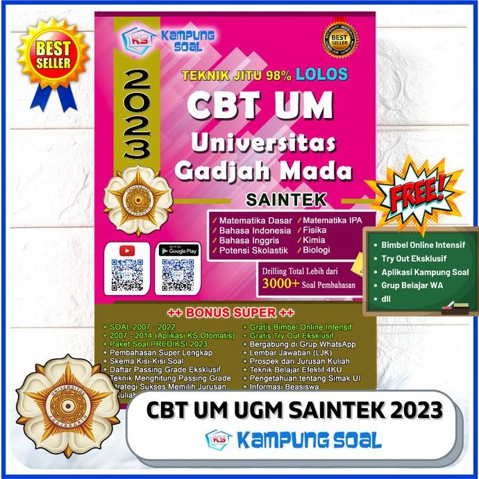 Jual PROMO!!! BUKU PELAJAR / CBT / UTUL UM UGM SAINTEK 2023 BY KAMPUNG SOAL NON COD TERBARU ...