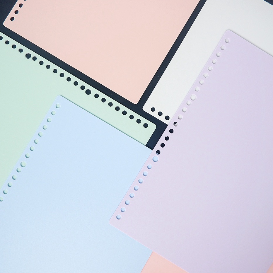 Jual 7V7 DIY Cover Mika Binder warna Pastel B5 (2 LEMBAR ) - Loose Leaf ...