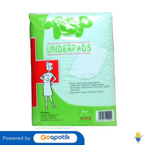 Jual TOP UNDERPADS 60 X 90 CM PACK 10 PCS | Shopee Indonesia