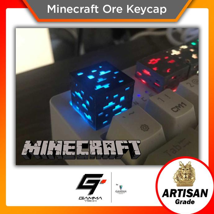 Jual Minecraft Ore Artisan Keycap / Keycaps Mechanical Keyboard ...