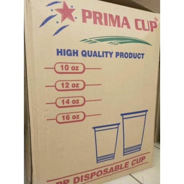 Jual Prima Cup / Gelas Plastik Kemasan Dus | Shopee Indonesia