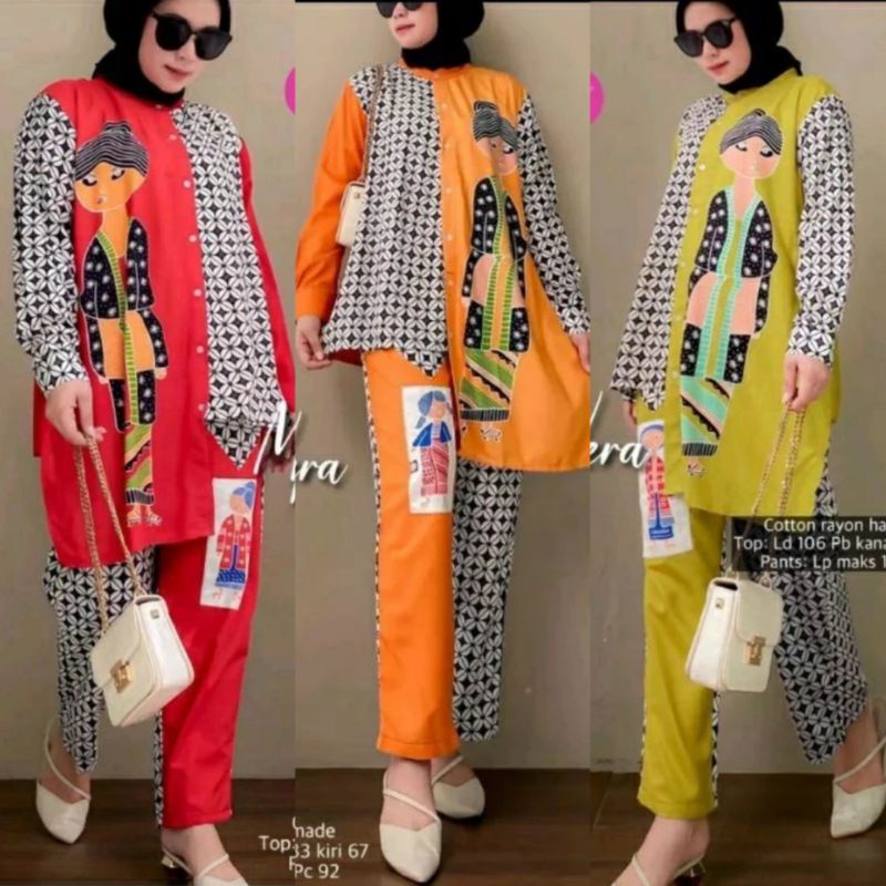 Jual SETELAN TEJO JONJING KOMBINASI KAWUNG SEMERBAK BATIK ORIGINAL ONE ...