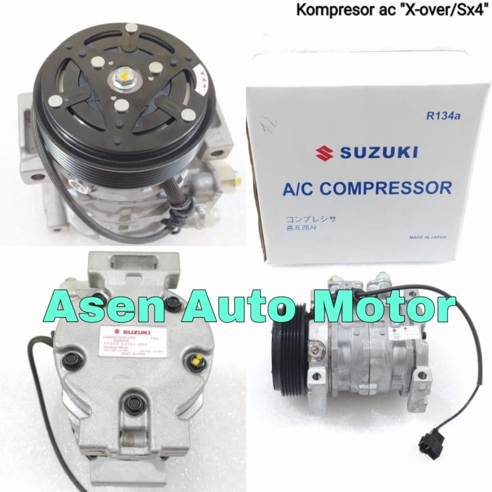 Jual [Baru] Compresor Kompresor Assy Ac Mobil X-Over Sx4 Asli Original ...