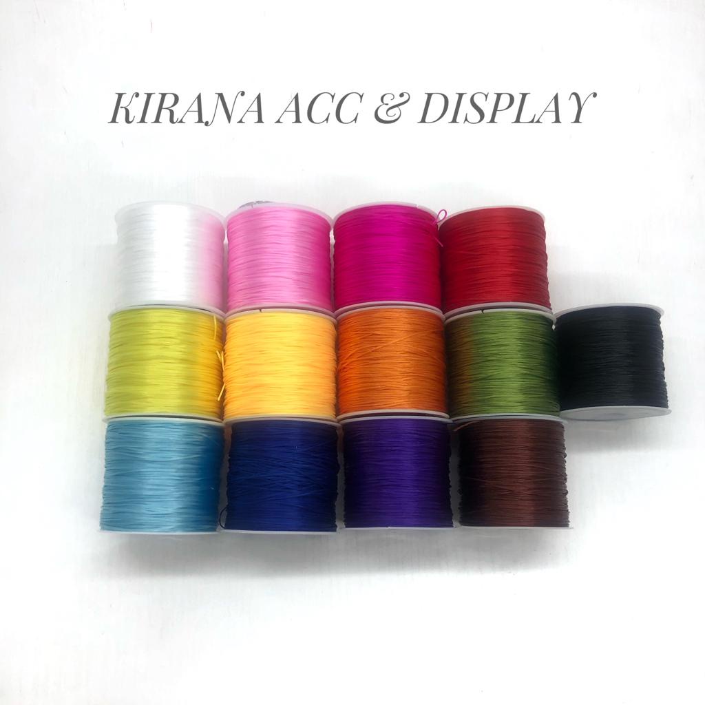 Jual 60 Mtr Tali Karet Elastis Serat Warna | Shopee Indonesia