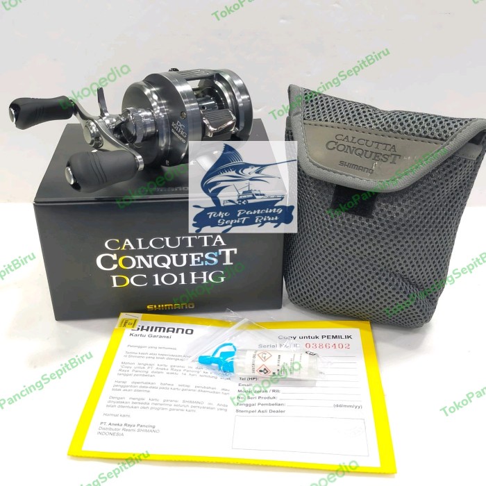 Jual Ori Reel Shimano Calcutta Conquest Dc 101Hg Left Handle New Japan ...