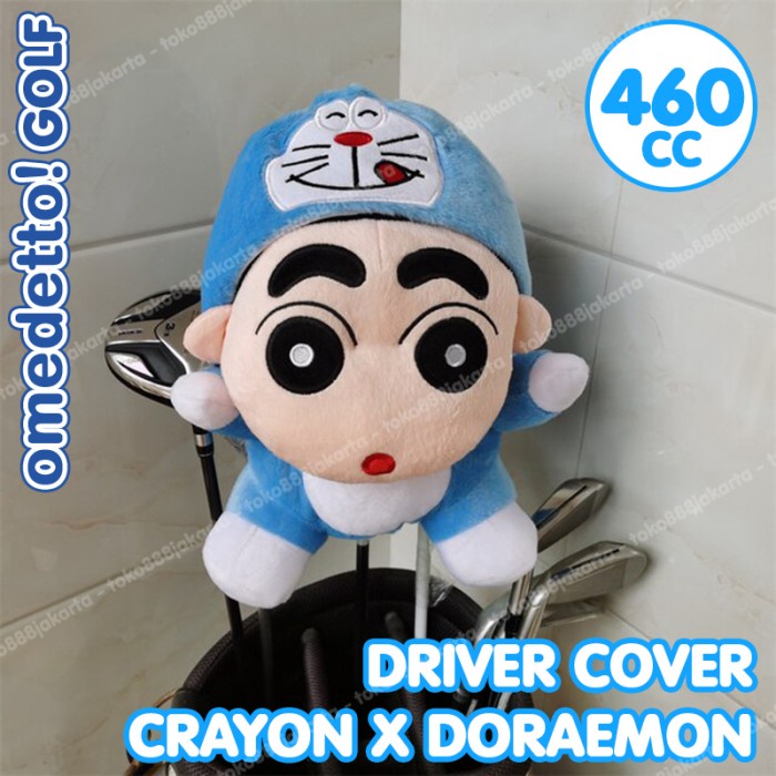 Jual [ORI] Golf Driver Cover Crayon Shin Chan X Doraemon Cute High ...