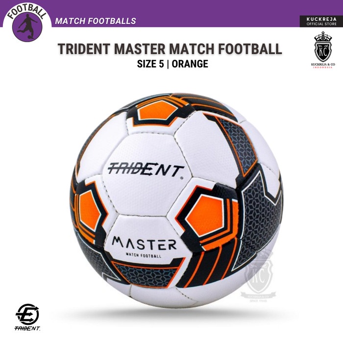 Jual [New] Trident Master Match Football - Orange Size 5 Berkualitas ...