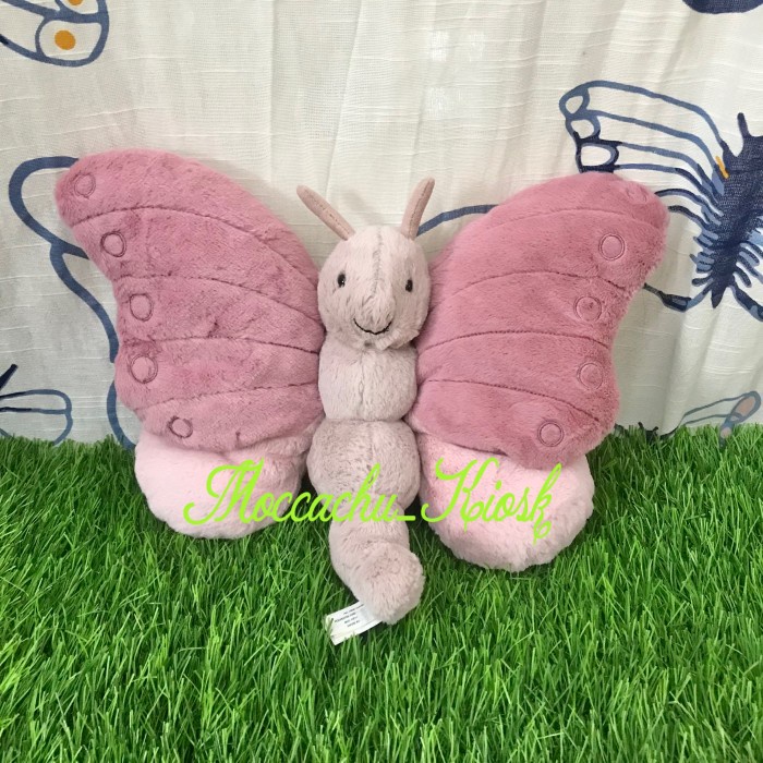 Jual New Ori Jellycat Beatrice Butterfly / Boneka Kupu-Kupu Pink Berkualitas | Shopee Indonesia