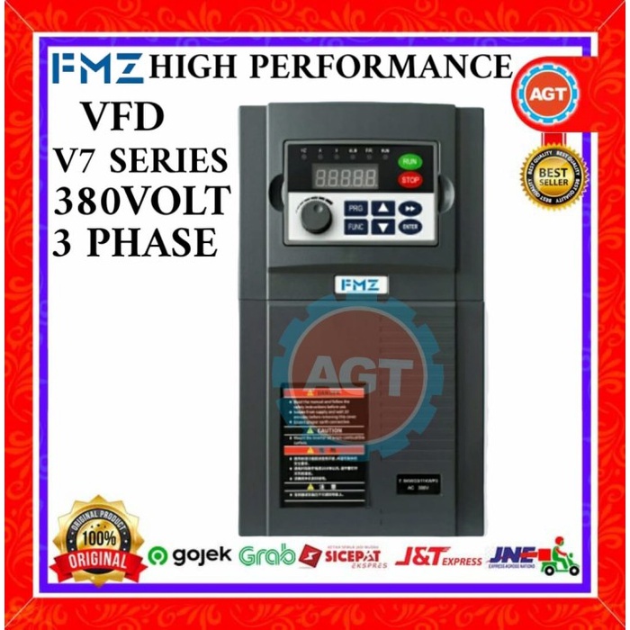 Jual [Baru] Inverter Fmz V7 3.7Kw 3Phase 380V Focus Vfd Soft Starter Bisa Gojek | Shopee Indonesia