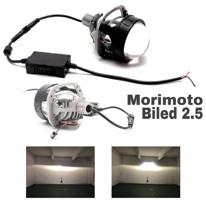 Jual [Baru] Biled Morimoto 2.5 Inch Projector Projie Bi-Led Proji Led ...
