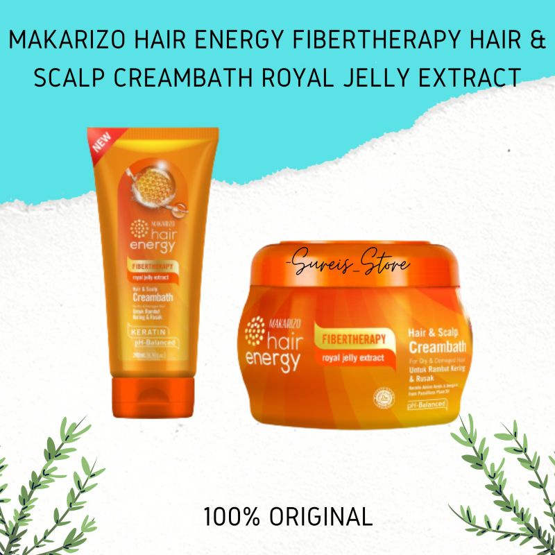 Jual Makarizo Hair Energy Fibertherapy Hair & Scalp Creambath Royal ...