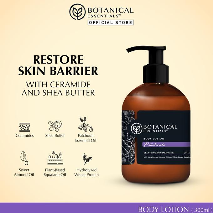 Jual Botanical Essentials - Body Lotion PATCHOULI 300ml | Shopee Indonesia