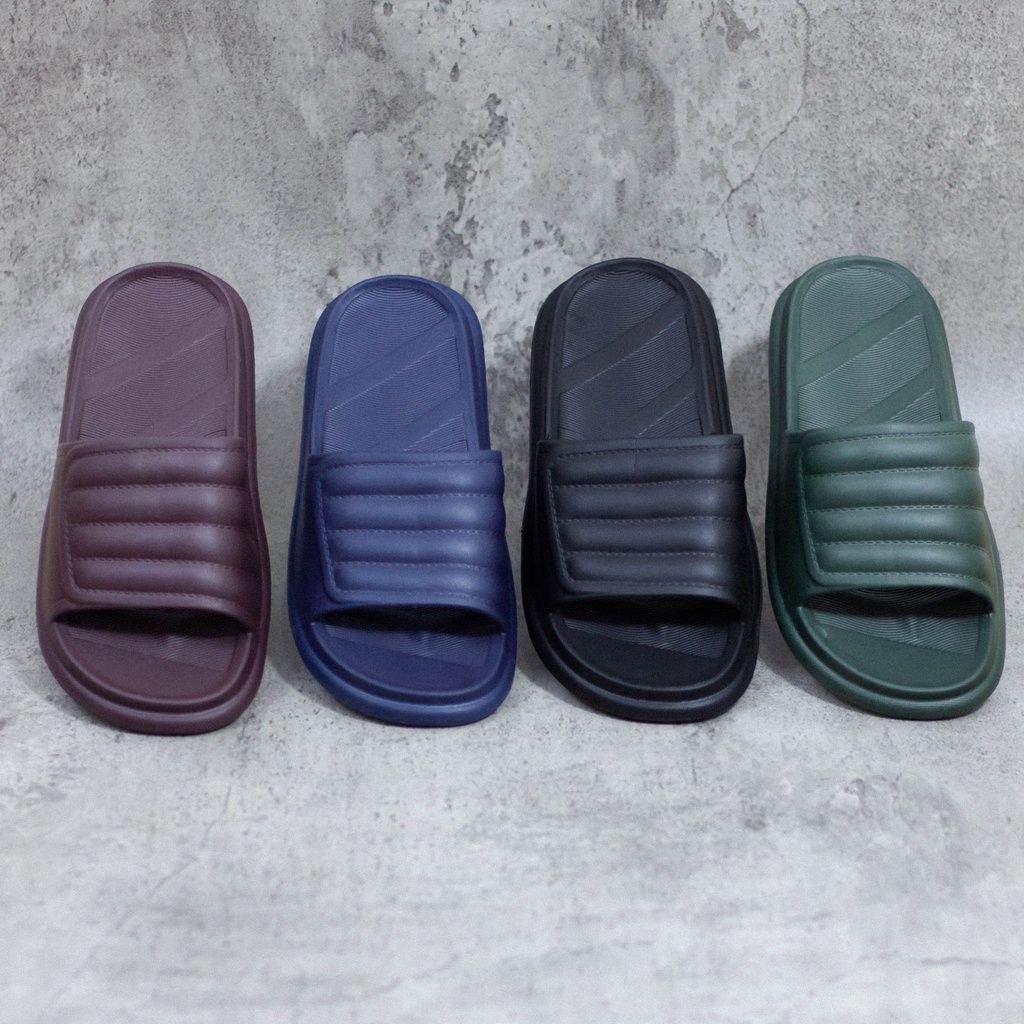 Jual Porto 1050M - Sandal Selop Pria Sendal Slide Bahan Karet Empuk ...
