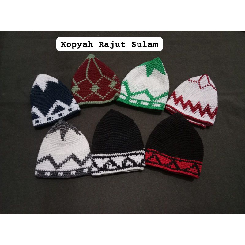 Jual Kopyah Rajut Sulam | Shopee Indonesia
