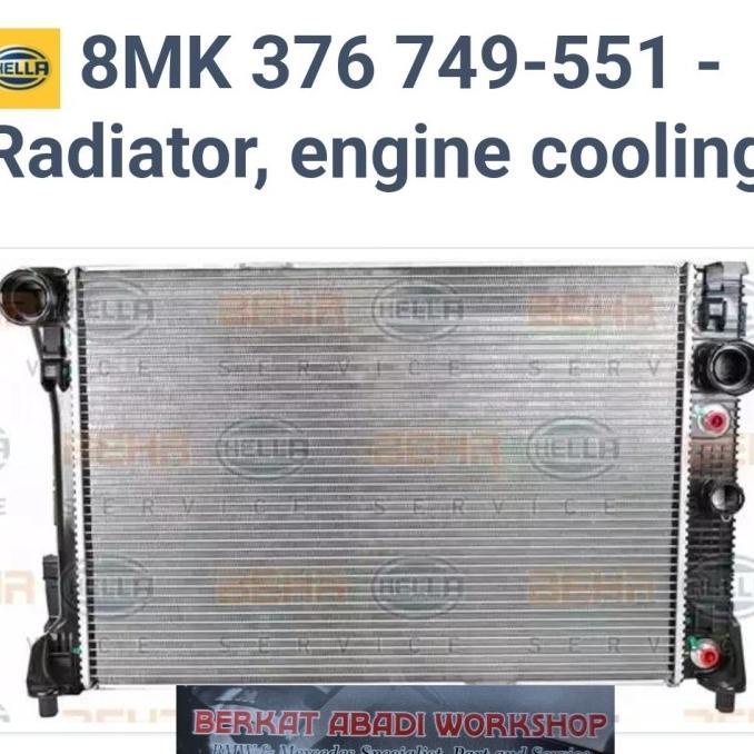 Jual Behr Mercedes Radiator W204 C200 W212 E250 2045000203 Afrika ...
