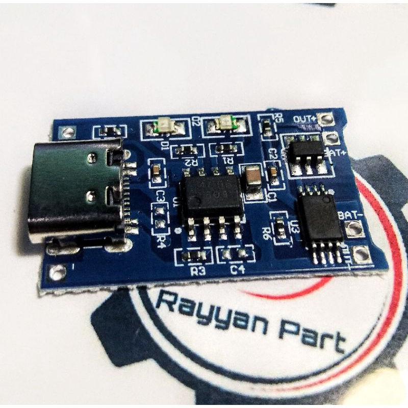 Jual Modul TP4056 USB Tipe-C 1A 5V dengan Proteksi Lithium Battery ...