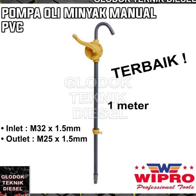 Jual Wipro Pompa Oli Minyak Manual Pump Bahan Pvc Oil Pump Original ...
