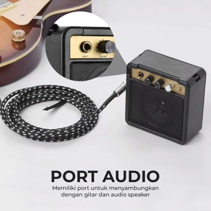 Jual Ampli Gitar Bass Mini Elektrik 3W PG 3 | Shopee Indonesia