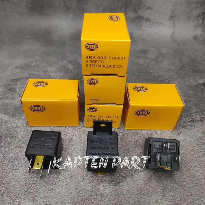 Jual RELLAY HELLA 12V PIN KAKI 4 UNIVERSAL ORIGINAL best seller ...