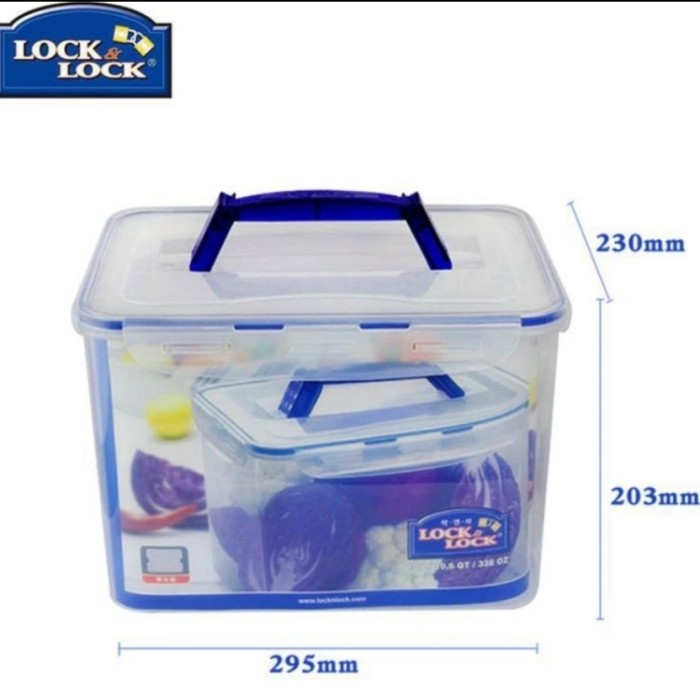 Jual Promo Lock N Lock & Lock Food Container 10 L W Handle Hpl886 Kotak ...