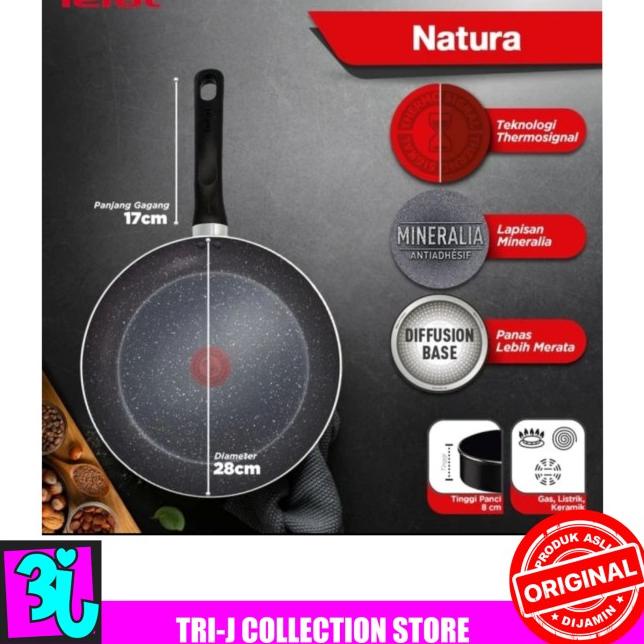 Jual Tefal Natura Frypan 28Cm Wajan Anti Lengket | Shopee Indonesia