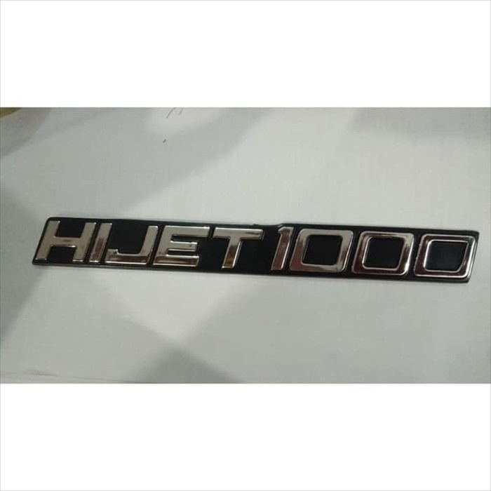 Jual Emblem Logo Sticker Tempelan Tulisan HIJET 1000 Panjang 22.5 cm terbaik | Shopee Indonesia