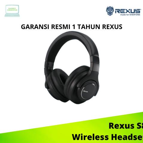 Jual Rexus S8 / S-8 Wireless Headset Dual Mode Low Latency Headphone Newstylestore | Shopee ...
