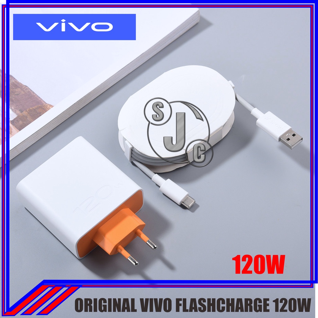 Jual Charger 120W Vivo iQoo 11 5G - V27 - V27e Type C Flash Charging ...
