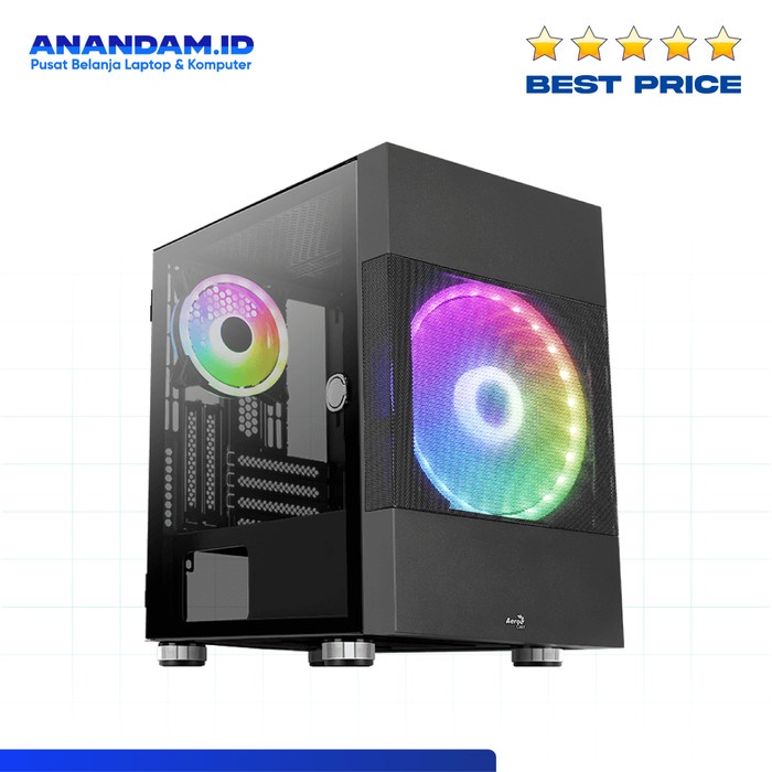 Jual Casing AEROCOOL ATOMIC V2 - ARGB MINI TOWER Gaming PC Case ...