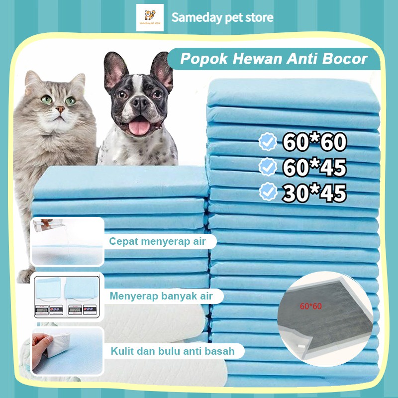 Jual Popok Penyerap Kucing Anjing Anti Bocor Pad Pipis Anjing Underpad ...